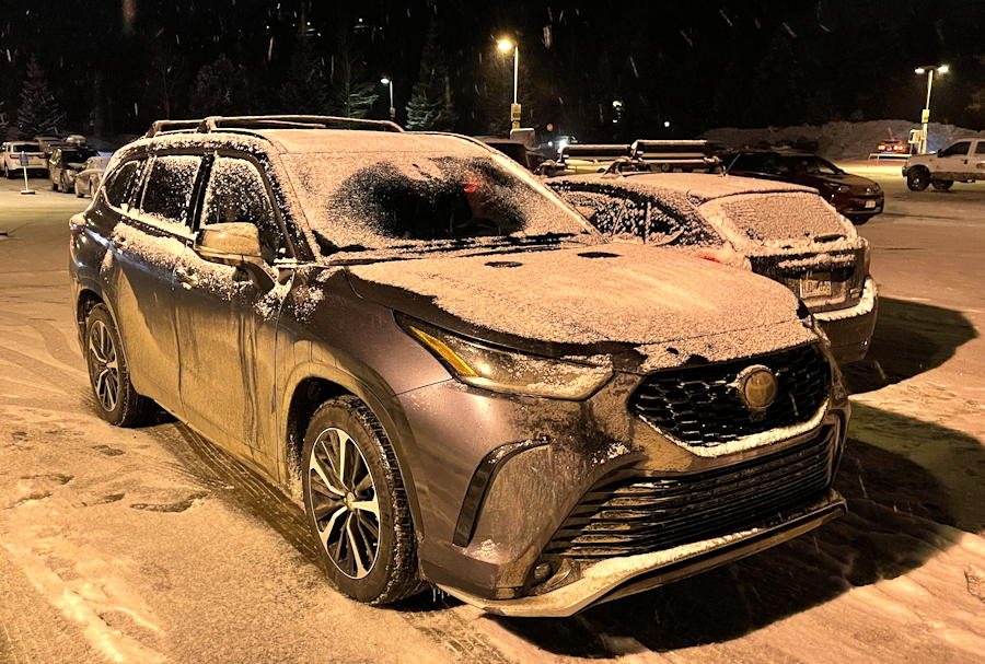 Sun And Snow with the 2021 Toyota Highlander XSE from GoFatherhood®